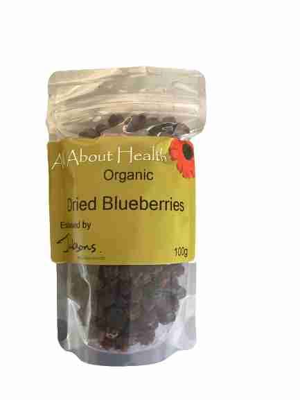 Dried Blueberries 100g All About Health