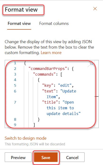 Customize Sharepoint List Toolbar Buttons With List Formatting