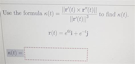 Solved Use The Formula K T R T X R To Find K T