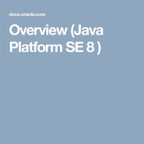 Overview Java Platform Se 8 Java Platform Ios Messenger