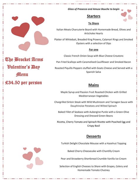 Online Menu Of The Brocket Arms Jd Wetherspoon Restaurant Wigan