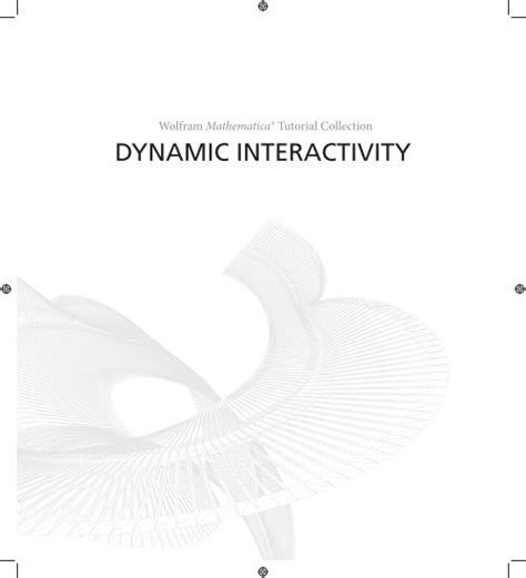 Mathematica Tutorial Dynamic Interactivity Wolfram Research