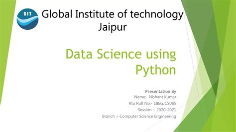 Ppt On Data Science Using Python Pptx