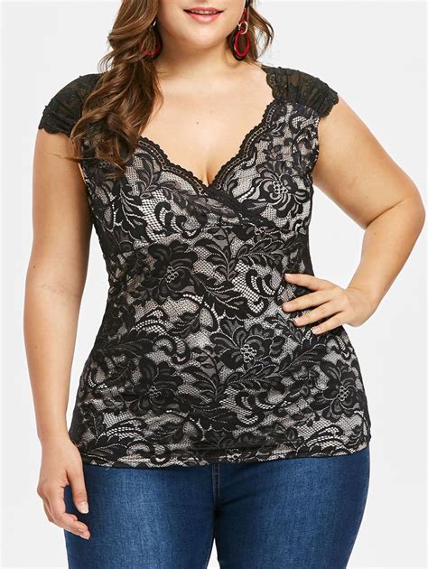 Plus Size Empire Waist Lace Tank Top Plus Size Dresses Plus Size