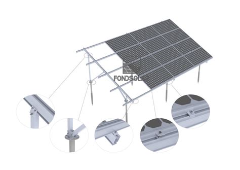 Aluminum Ground Mount System Fondsolar