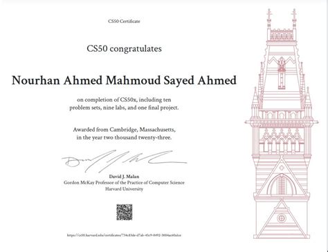 Nourhan Ahmed On Linkedin Cs50 It Programming Computerscience Cs