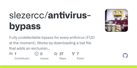 Github Slezercc Antivirus Bypass Fully Undetectable Bypass For Every Antivirus Fud At The