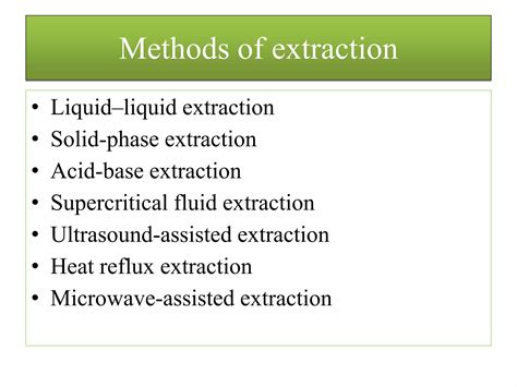 Extraction And Washing Pptx