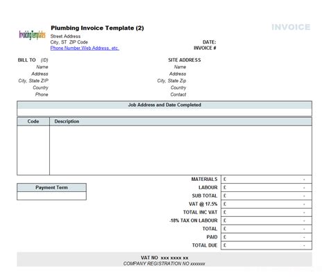 Microsoft Word Vat Invoice Template Cards Design Templates