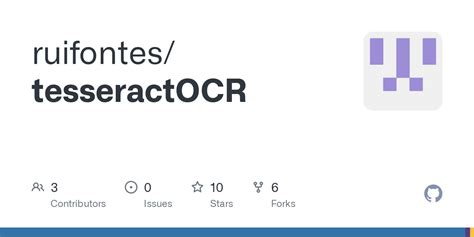 Github Ruifontes Tesseractocr