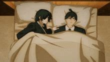 Two Guys Cuddling Anime