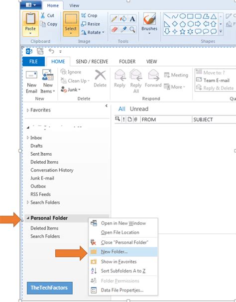 How To Create Personal Folder In MS Outlook The Tech Factors