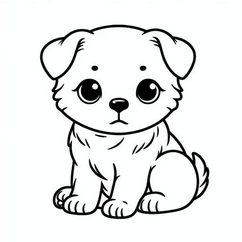 Filhote De Cachorro Alegre Pulando Para Colorir Pintar E Colorir