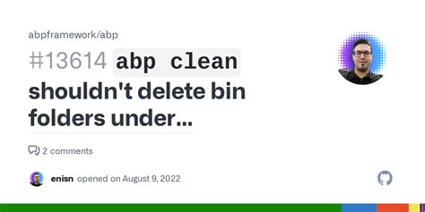 `abp Clean` Shouldnt Delete Bin Folders Under `nodemodules` Folder