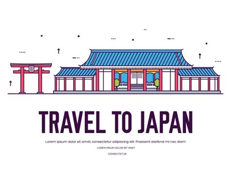 Japão Turismo Imágenes De Stock De Arte Vectorial Depositphotos