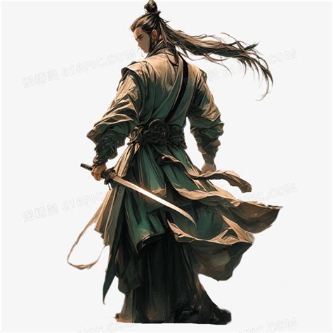 水墨风古风中国古代侠客形象免抠元素图片免费下载png素材编号z09ioxrg6图精灵