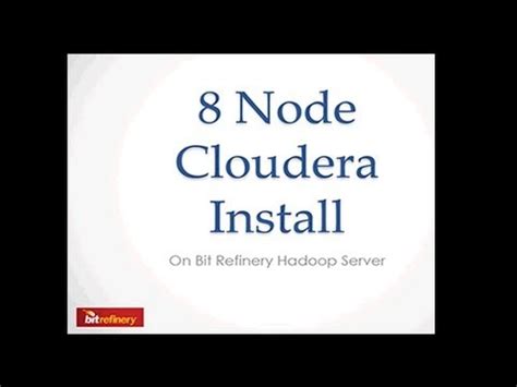Installation Of A Node Cloudera Hadoop Cluster Using Cobbler YouTube