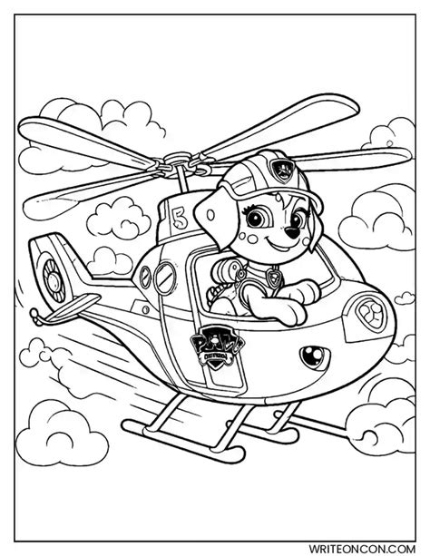 9 Безплатни за Печат Пес Патрул Картинки за Оцветяване Листове