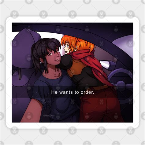 He Wants To Order Meme Sticker Teepublic