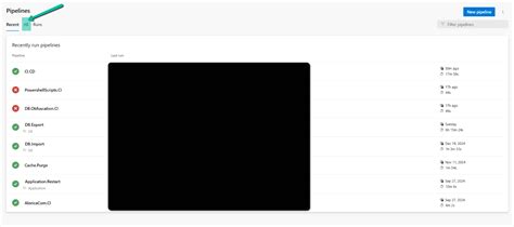 Cloud Few Pipelines Not Visible In Pipelines Tab Progress Community