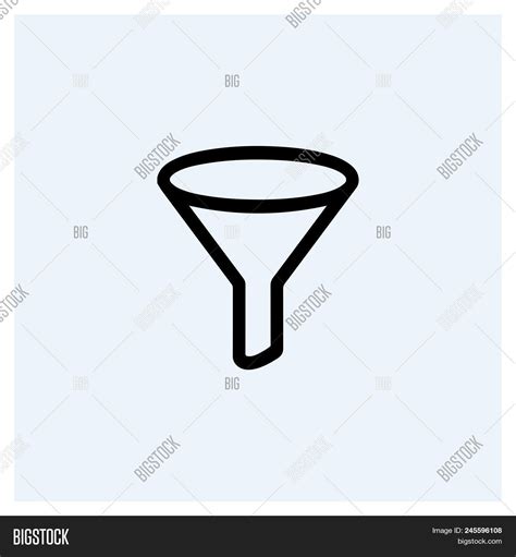 Filter Icon Vector Vector And Photo Free Trial Bigstock