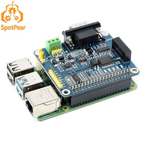 Raspberry Pi Rs485 Rs232 Isolated Expansion Hat Spi Control Rs485 Rs232 Hat Shopee Philippines