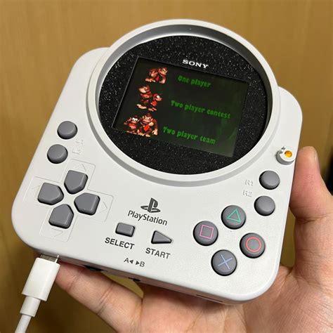 Rare 2001 Ps1 Controller Modded Into A Quirky Playstation Handheld