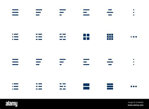 Line Hamburger Icon Menu For Mobile Navigation Vector Interface Symbol For App Or Website Stock