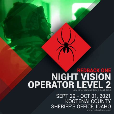 Redbackone Nightvisionoperator Lawenforcement Military Training