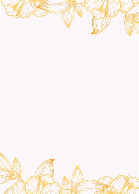 Pink Romantic Floral Line Border Background Pink Fashion Romantic