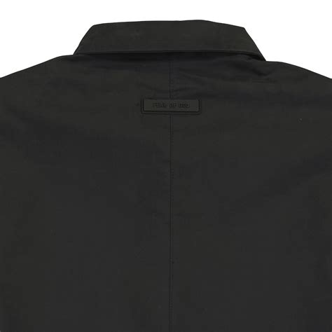 Essentials Button Down Shirt Black Subtype