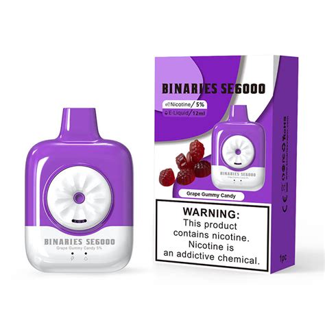 Horizontech ไบนารี Se6000 Vape 6000 พัฟแบบใช้แล้วทิ้ง