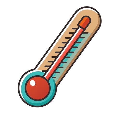 Thermometer Icon Illustration Temperature Scale Symbol Warm Cold Illustration Premium Ai