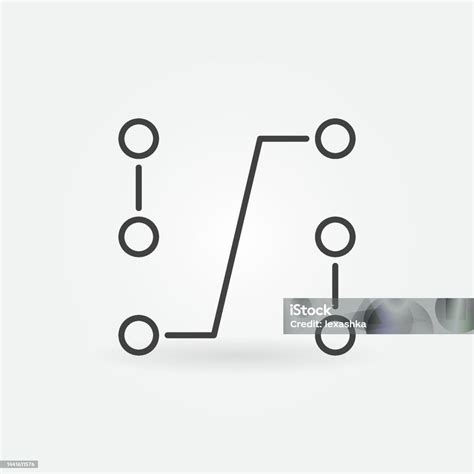 Machine Learning Vector Concept Icon In Thin Line Style Stock