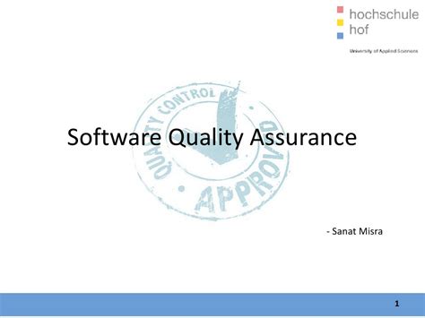 Software Quality Assurance Sanat Misra Pdf Software Testing Systems Science