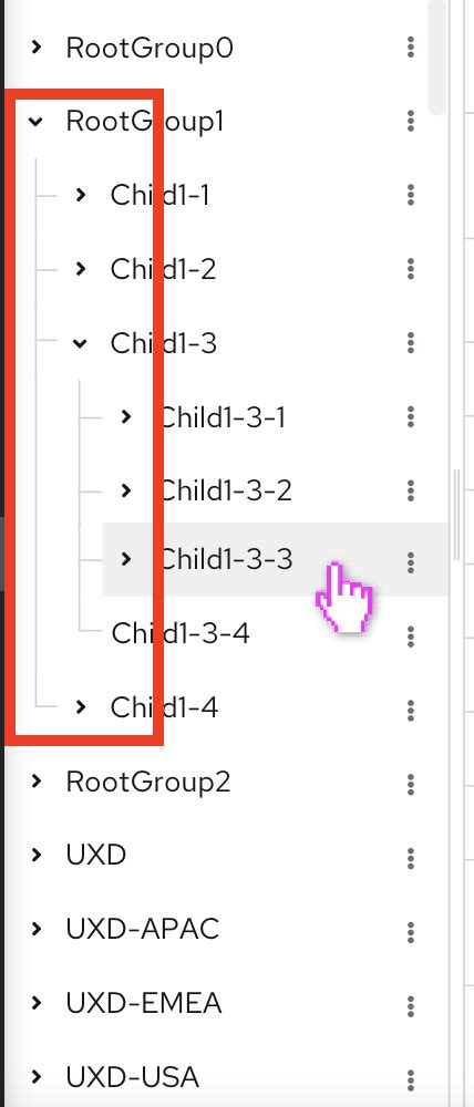 Ux Review Add Vertical Line In The Tree View Of Groups · Issue 17964
