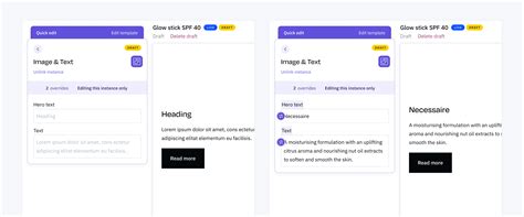 Section Template Overrides