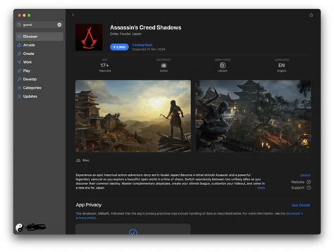 Looks Like Ac Shadows Will Be A Macos Native Application Rmacos