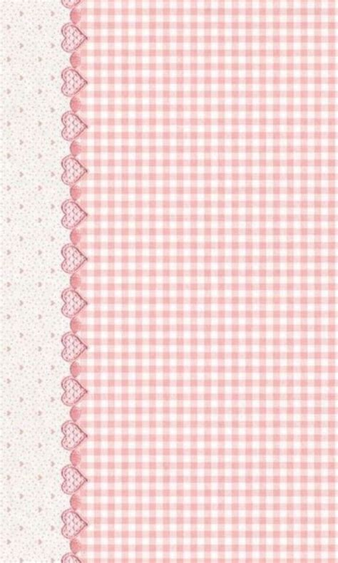 Coquette Aesthetic Wallpaper Pink Plaids And Hearts Soft Wallpaper Cute Wallpaper For Phone