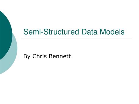 Ppt Semi Structured Data Models Powerpoint Presentation Free