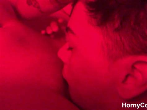 Real Couple Having Passionate And Romantic Sex Under Red Led Lights HD 8 Min Straight Sex