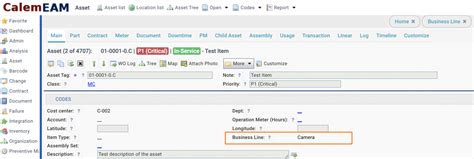 How To Use Business Lines In Calem Clay S Blog Enterprise Asset