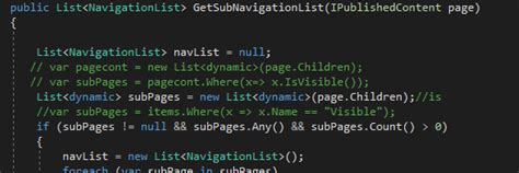 Dynamic Navigation Menu In Umbraco Cms