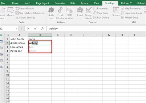 How To Splitdivide Excel Cells 4 Methods With Examples