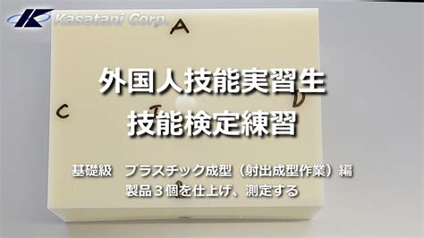外国人実習生技能検定実技練習 YouTube