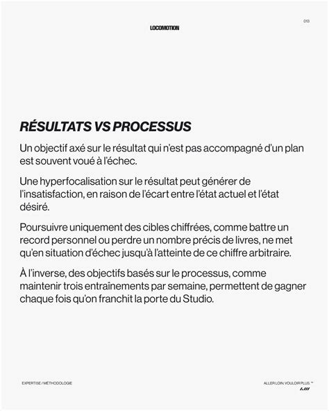 Locomotion Expertise 013 Processus