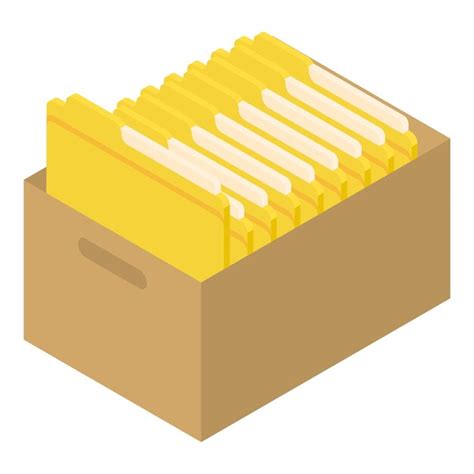 Premium Vector Archive Folder Icon Isometric Of Archive Folder Vector