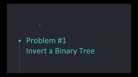 Invert A Binary Tree Leetcode 226 Solving Any Binary Tree Question