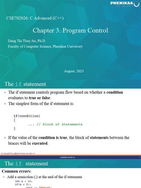 03 Chapter3 Program Control Pdf