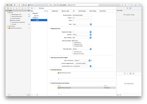Ios Error Importing Own Swift Cocoa Touch Framework In Xcode Stack Overflow